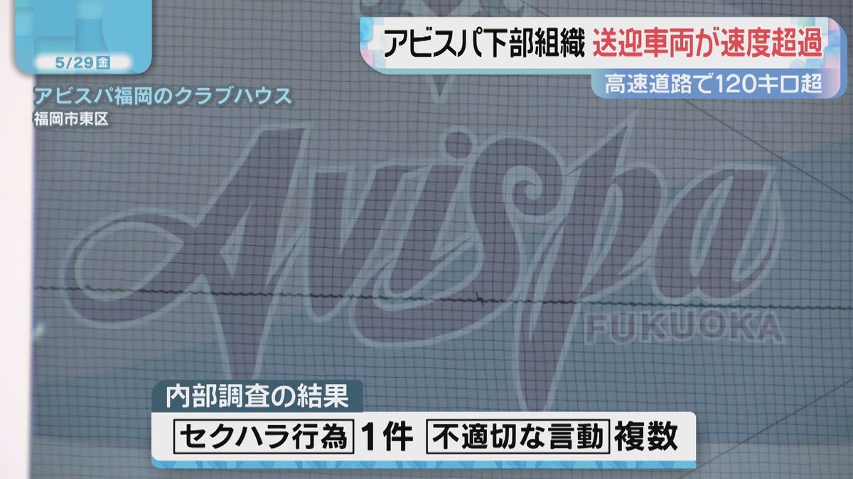 アビスパ下部組織 送迎車両が速度超過108回 クラブ内でセクハラ1件と複数の不適切な言動 （2026年5月29日掲載）｜FBS NEWS NNN