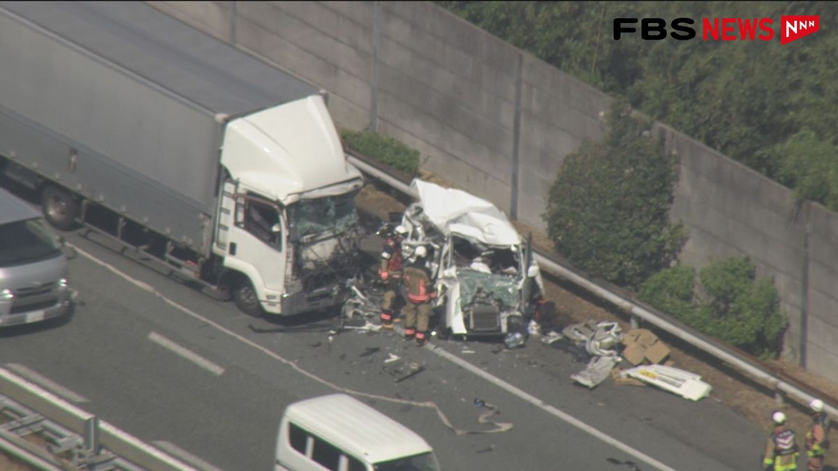 九州道下りで車7台の事故 3人が重軽傷 八幡～古賀で通行止め 福岡（2026年5月29日掲載）｜FBS NEWS NNN