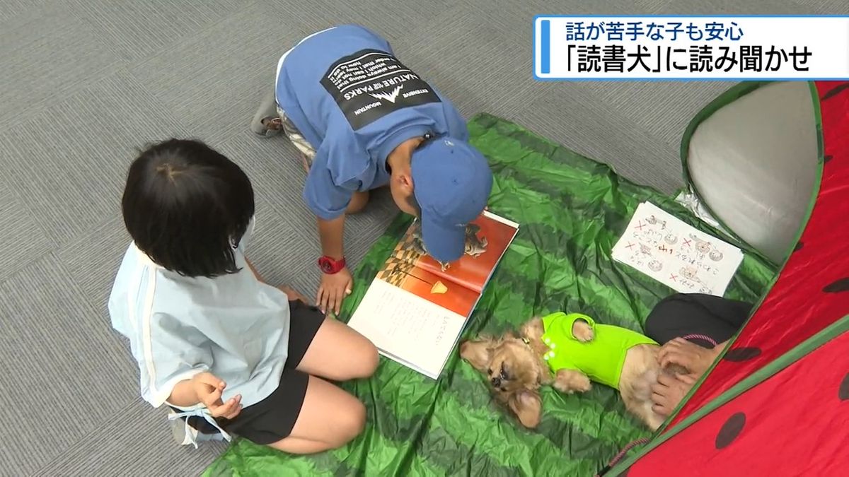 「読書犬」に絵本を読み聞かせ 子どもの読書への自信を育む【徳島】（2026年6月2日掲載）｜JRT NEWS NNN