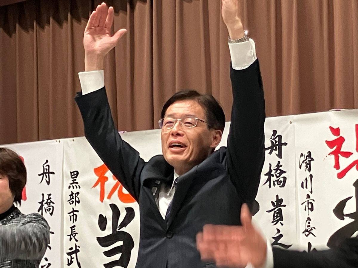 【速報】立山町長選挙 現職の舟橋貴之さんが6回目の当選果たす（2026年1月25日掲載）｜KNB NEWS NNN