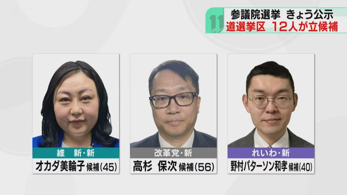 2ページ目 【第一声】12人が立候補 改選3議席の北海道選挙区 参院選公示…17日間の選挙戦スタート（2025年7月3日掲載）｜STV NEWS NNN
