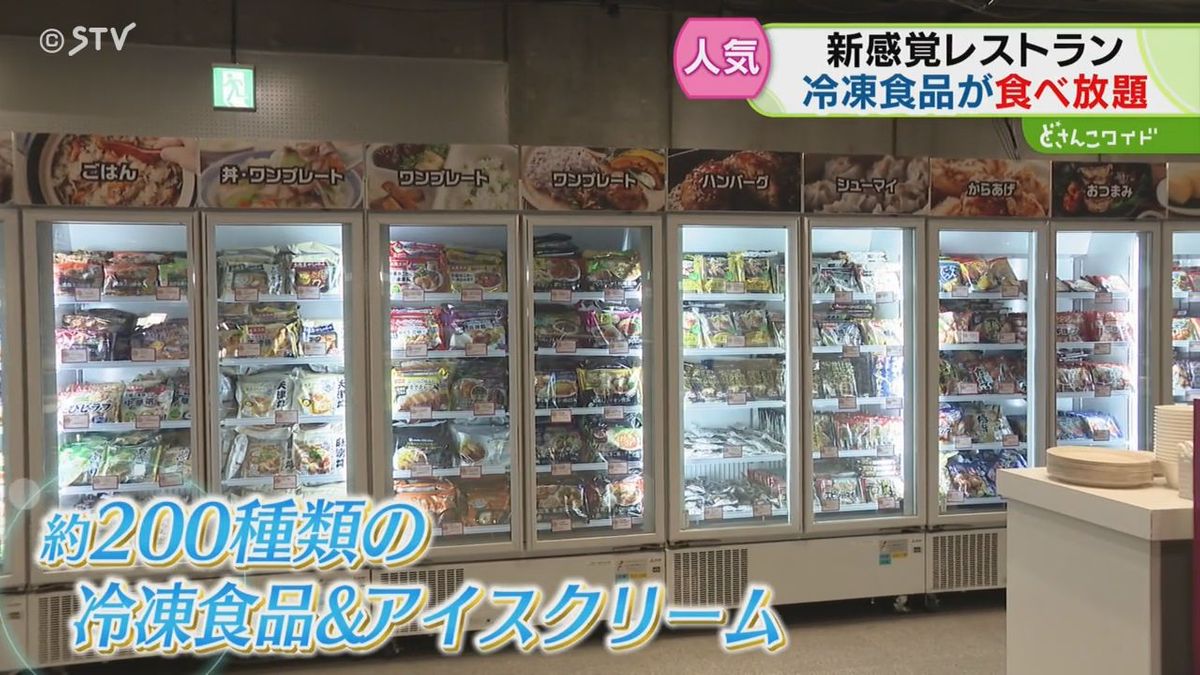北海道初上陸！新感覚「チン！するレストラン」200種類の冷凍商品とアイスがずらり 札幌（2025年11月27日掲載）｜STV NEWS NNN