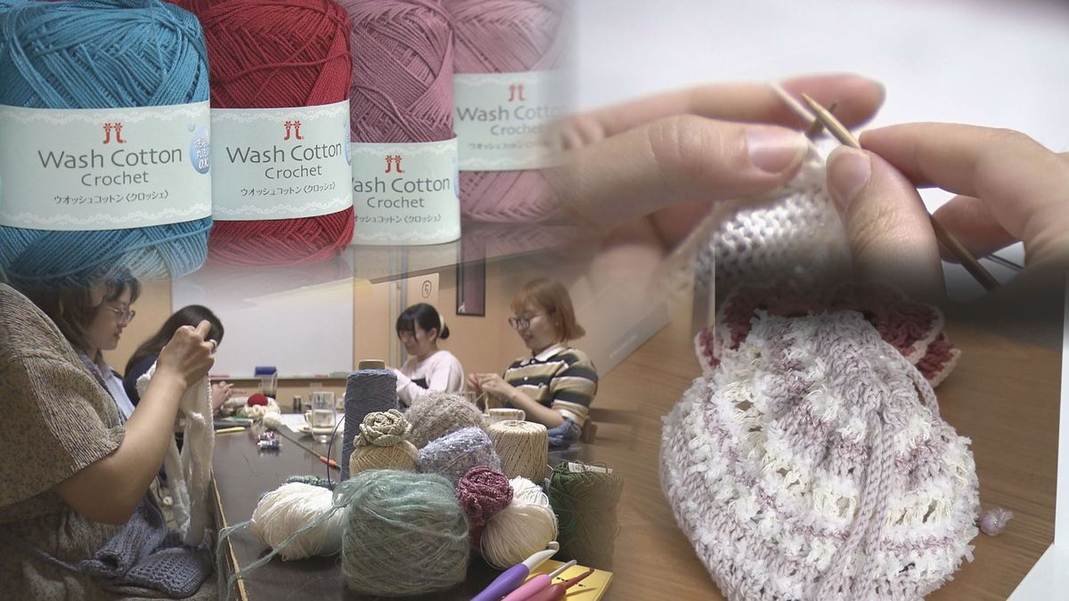 3ページ目 SNSで瞬く間に浸透 過熱する編み物ブーム 若者たちが夢中になるワケ…初対面の人と“編み会” も（2025年9月7日掲載）｜STV NEWS NNN