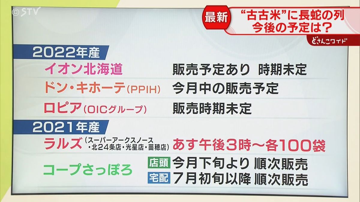 【解説】販売開始の“古古米” 今後の予定は？ “古古古米”は10日にも販売見通し 北海道（2025年6月9日掲載）｜STV NEWS NNN
