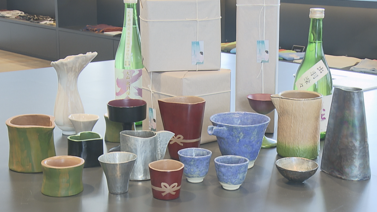 「まろやかに飲めるように」学生の感性が生んだ酒器 東北芸術工科大学生が制作 山形市で展示販売（2026年4月7日掲載）｜YBC NEWS NNN