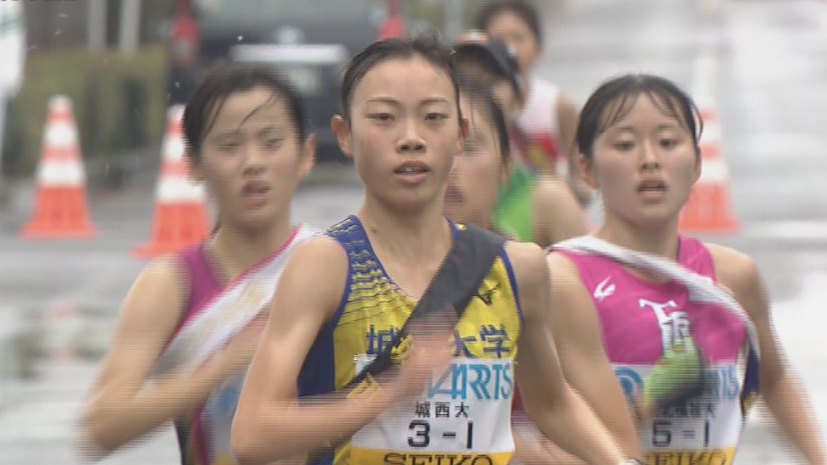 全日本大学女子駅伝 山形中央高出身の城西大・本間香選手が区間新 チームの優勝に貢献（2025年10月27日掲載）｜YBC NEWS NNN