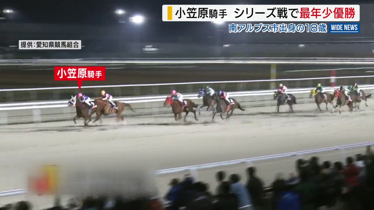 18歳・小笠原羚騎手 シリーズ戦で最年少優勝 “新人”では初の快挙 南アルプス市出身 山梨（2025年11月26日掲載）｜YBS NEWS NNN