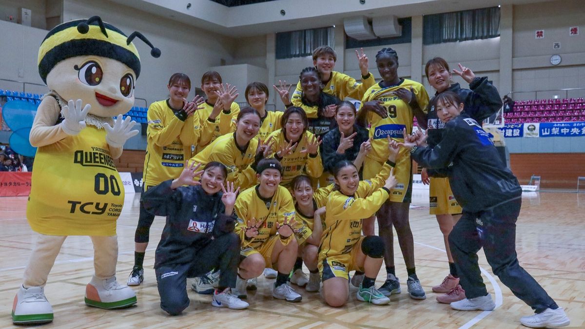 序盤から圧倒し2連勝！入れ替え戦圏2位と勝率で並ぶ PF渡邊は19得点5アシスト 山梨クィーンビーズ （2025年11月30日掲載）｜YBS NEWS NNN